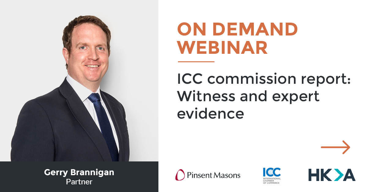 ICC commission report: Witness and expert evidence - HKA